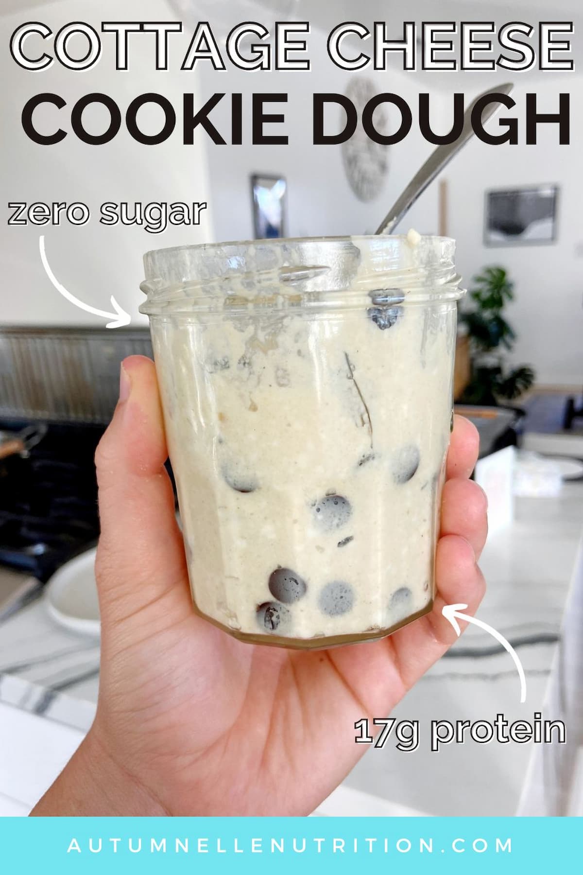 Healthy Cottage Cheese Cookie Dough - Autumn Elle Nutrition